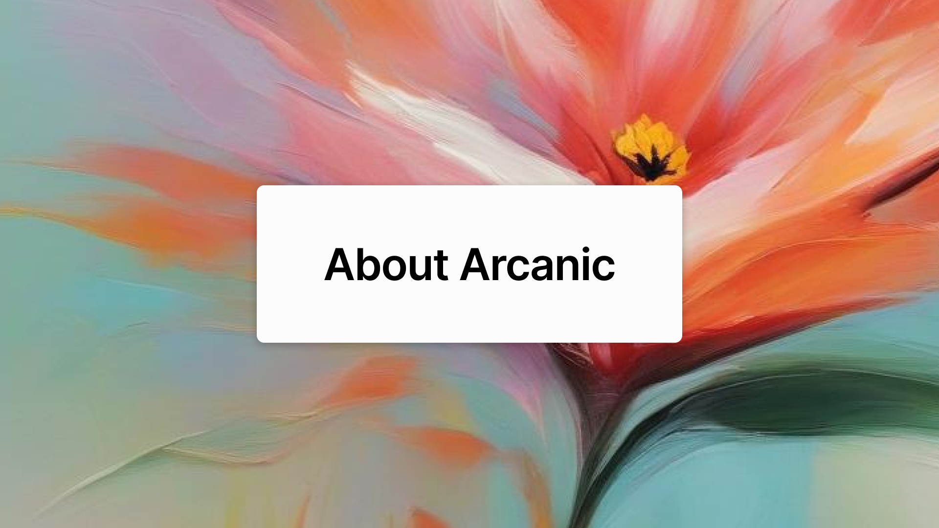 Arcanic AI - About us