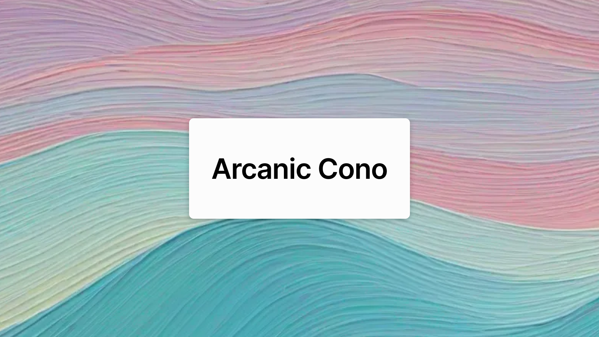 Arcanic AI - Cono